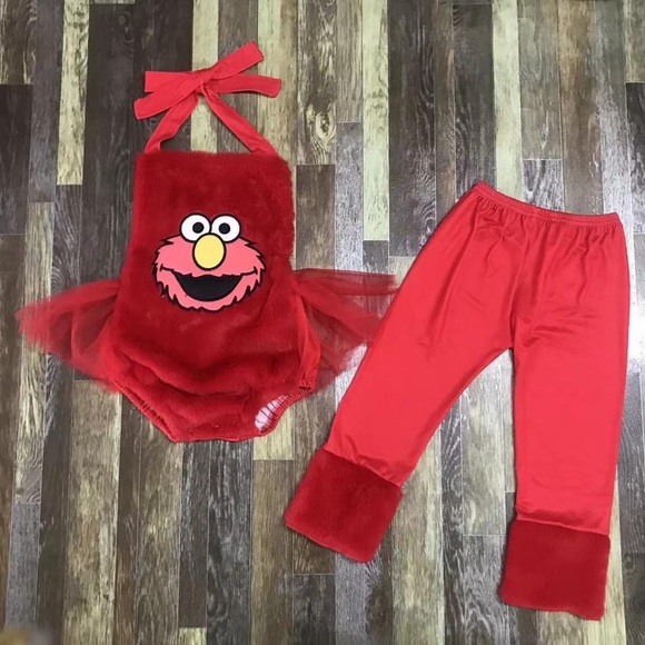 Matching Sets | Little Girls 3 Piece Set Elmos World | Poshmark